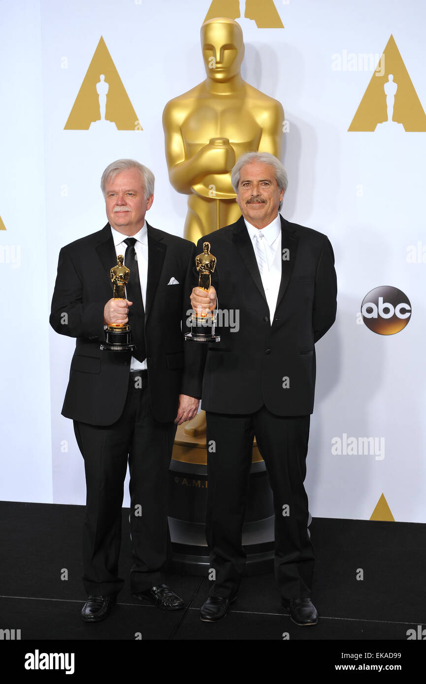 LOS ANGELES, CA - FEBRUARY 22, 2015: Alan Robert Murray & Bub Asman at ...