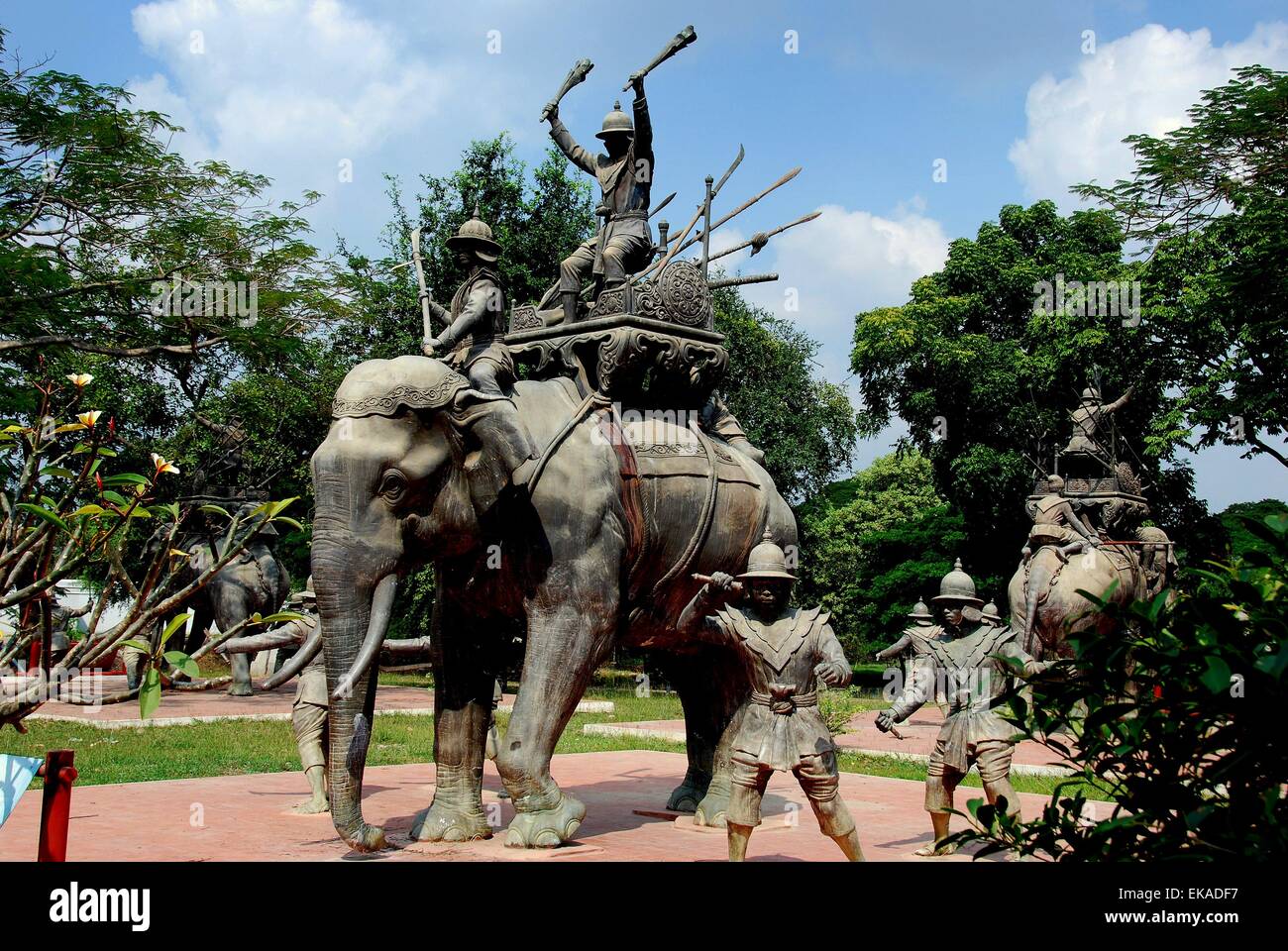 Thai Elephant Warrior
