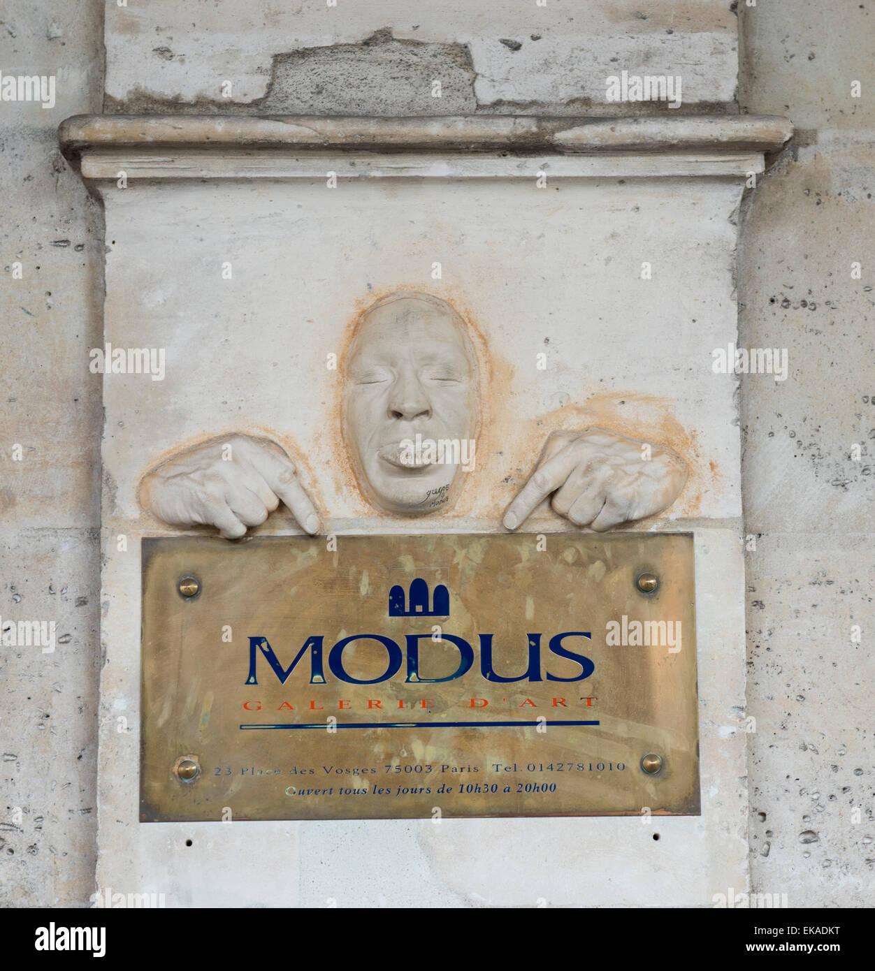 Modus sign in Paris, France Europe EU Stock Photo - Alamy