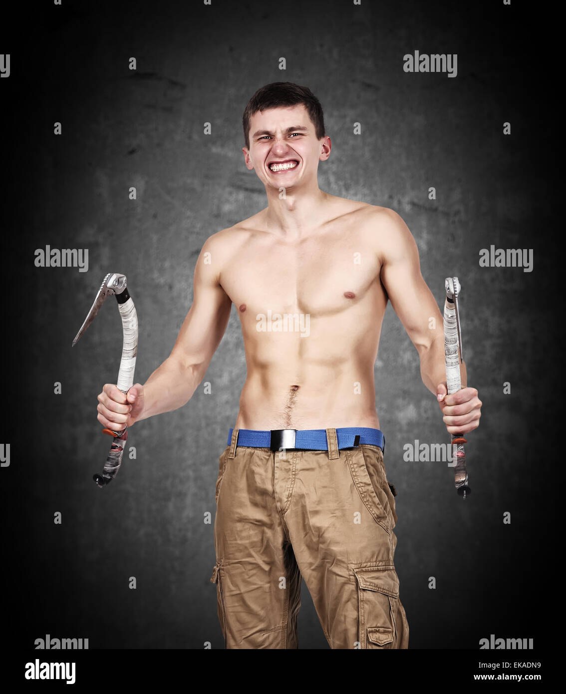 Steel arms hi-res stock photography and images - Alamy