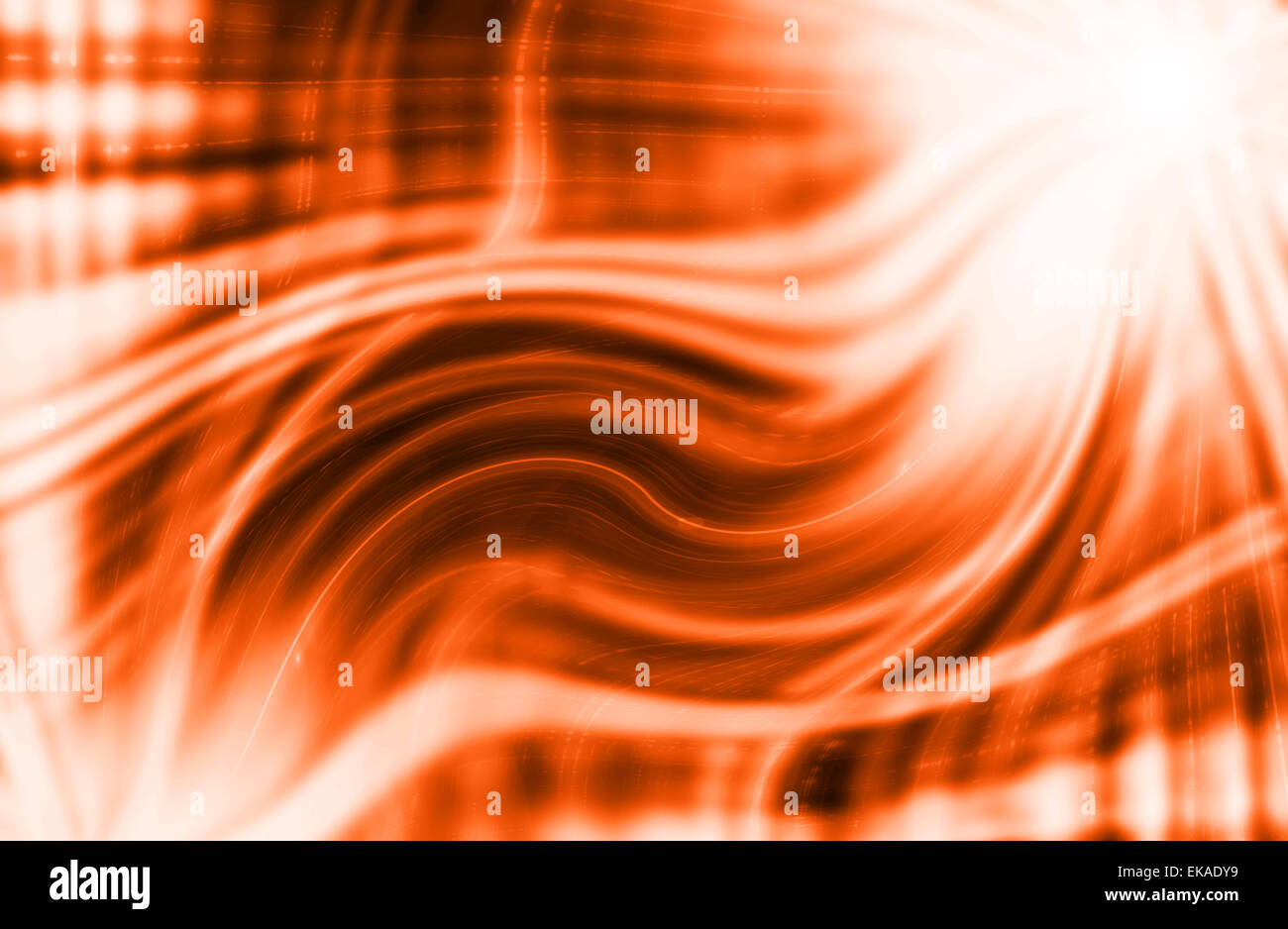 abstract orange color background with motion ray technology Stock Photo ...