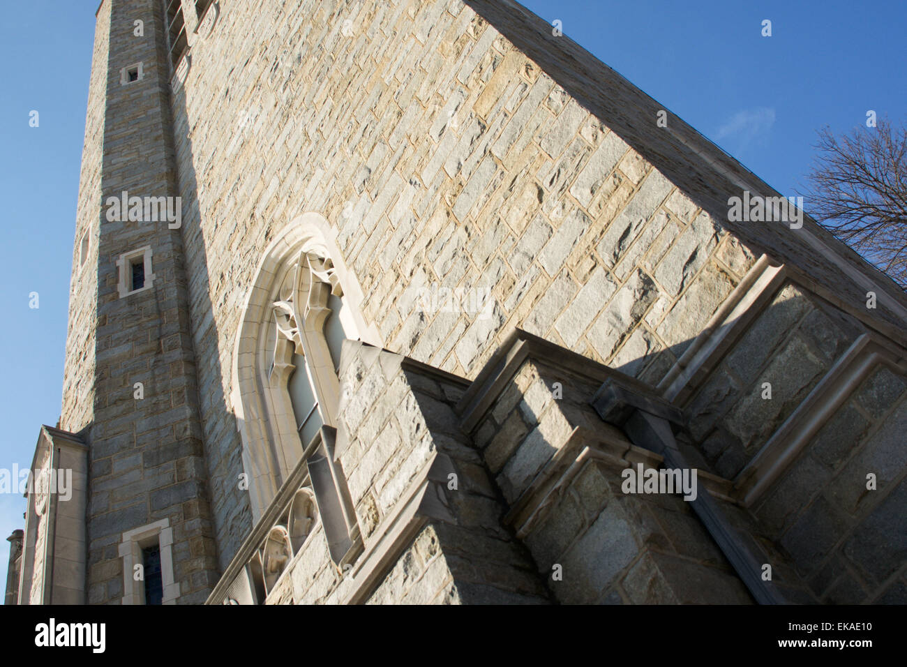 The bell tower at Washington Memorial Chapel at Valley Forge Park, Pa ...