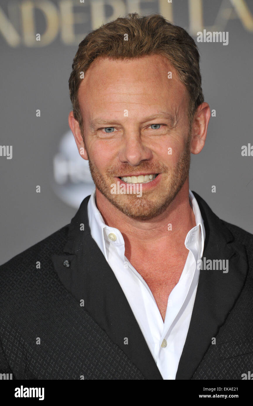 LOS ANGELES, CA - MARCH 1, 2015: Ian Ziering at the world premiere of ...