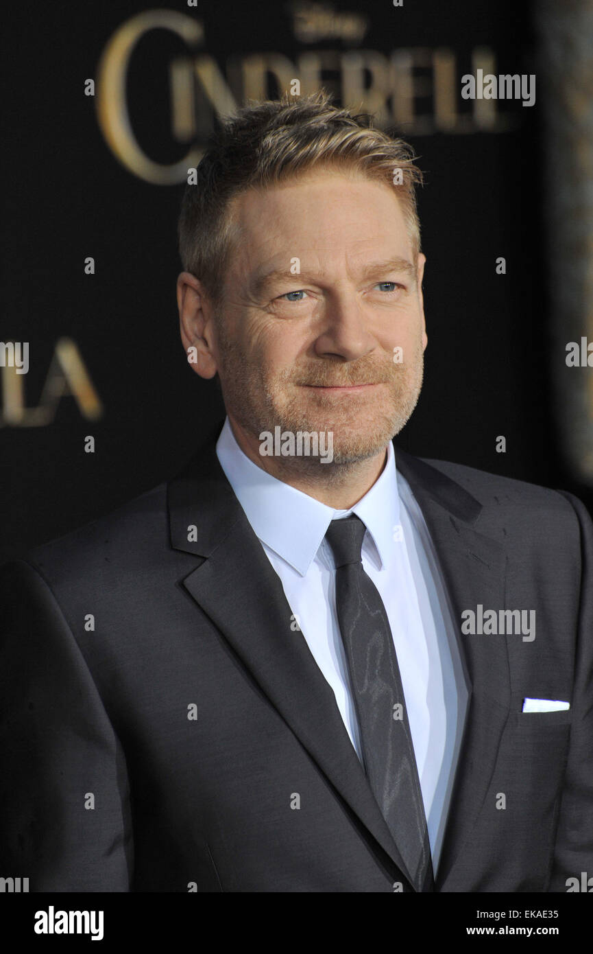 LOS ANGELES, CA - MARCH 1, 2015: Director Kenneth Branagh at the world ...
