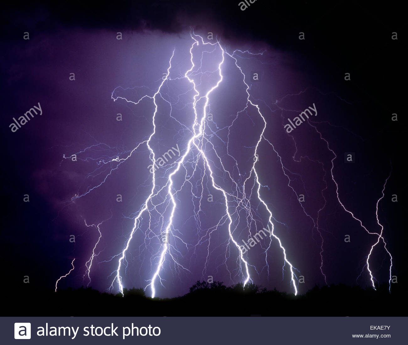 Weather Thunderstorm Storm Lightning High Resolution Stock Photography ...