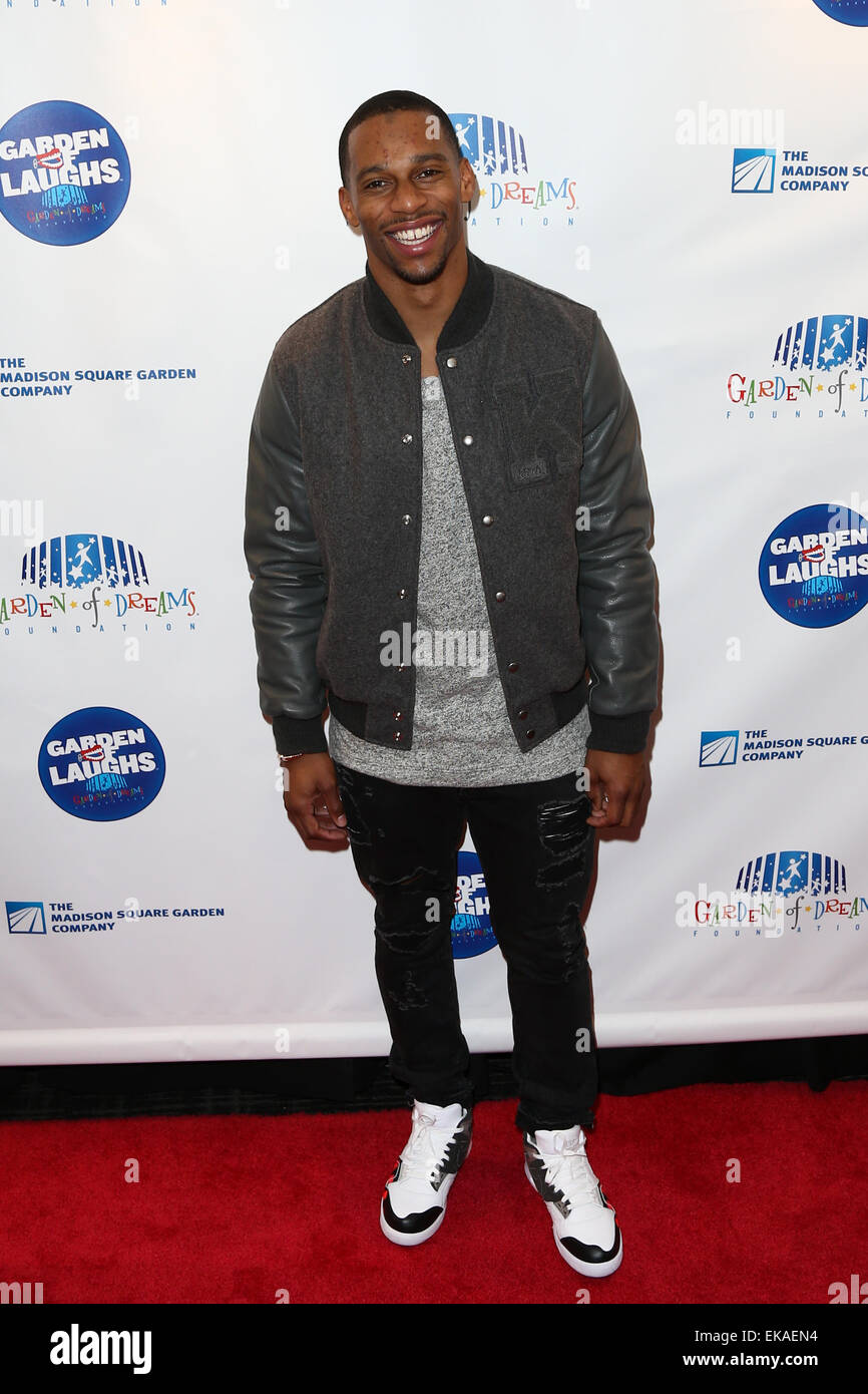 Victor Cruz attends the 2015 Garden Of Laughs Comedy Benefit at Club ...