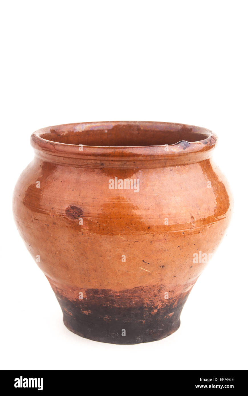 Open clay pot lid isolated Cut Out Stock Images & Pictures - Alamy