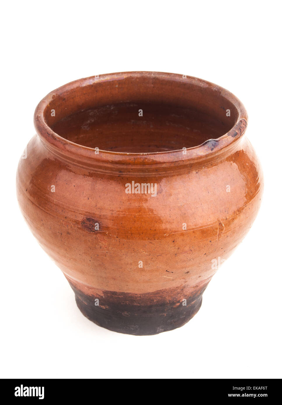 Open clay pot lid isolated Cut Out Stock Images & Pictures - Alamy