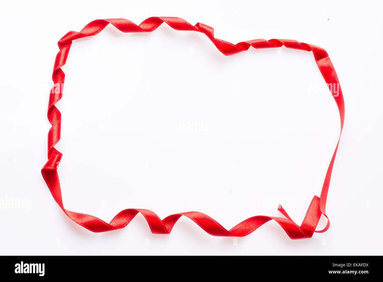 Ribbon frame red hi-res stock photography and images - Alamy