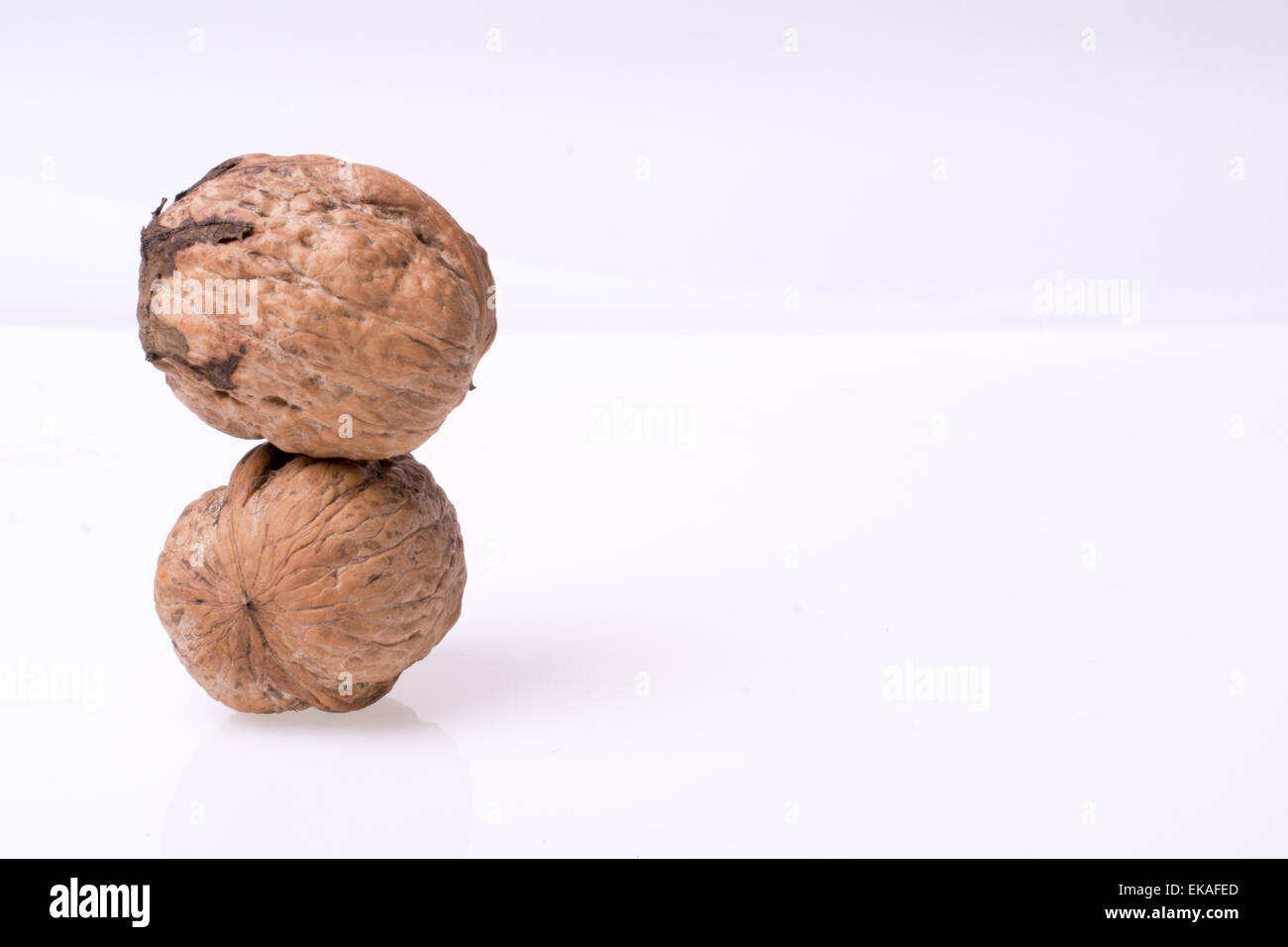 Walnut isolated on the white background Stock Photo - Alamy