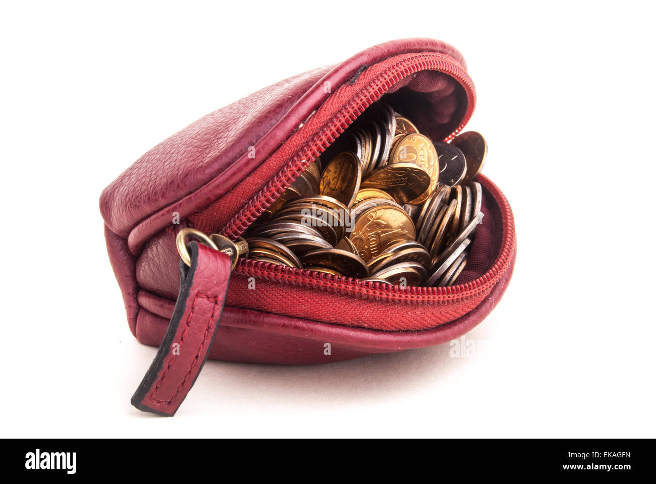 Old vintage used leather wallet hi-res stock photography and images - Alamy