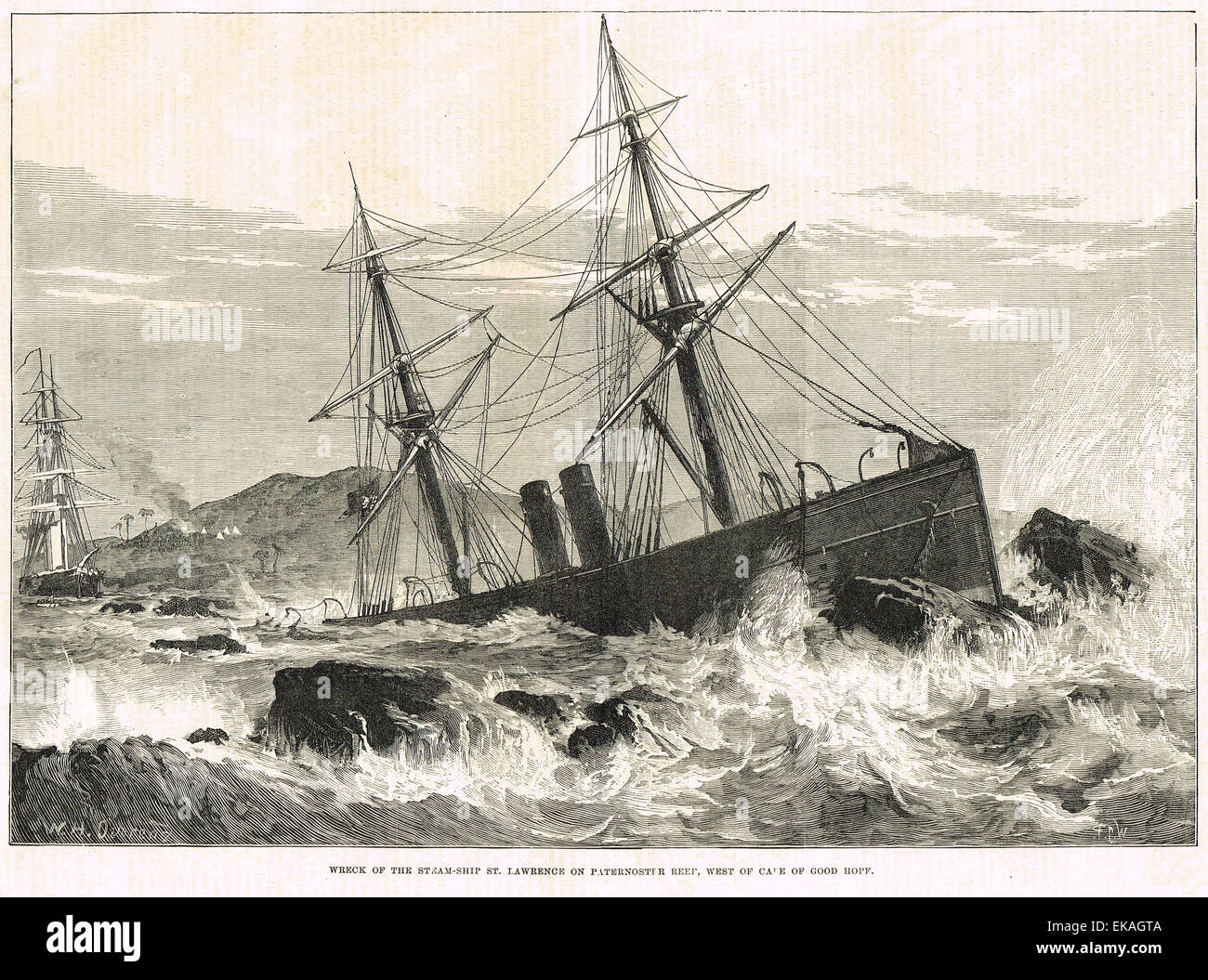 Victorian ship wreck hi-res stock photography and images - Alamy