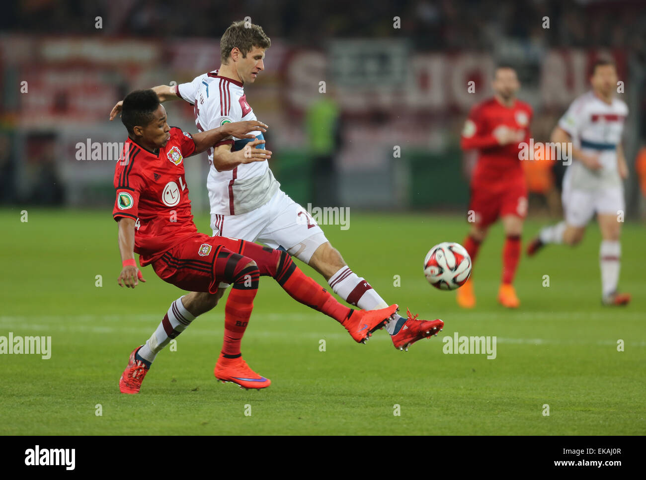 Leverkusen, Germany. 8th April, 2015. German Soccer Cup, quarter final ...