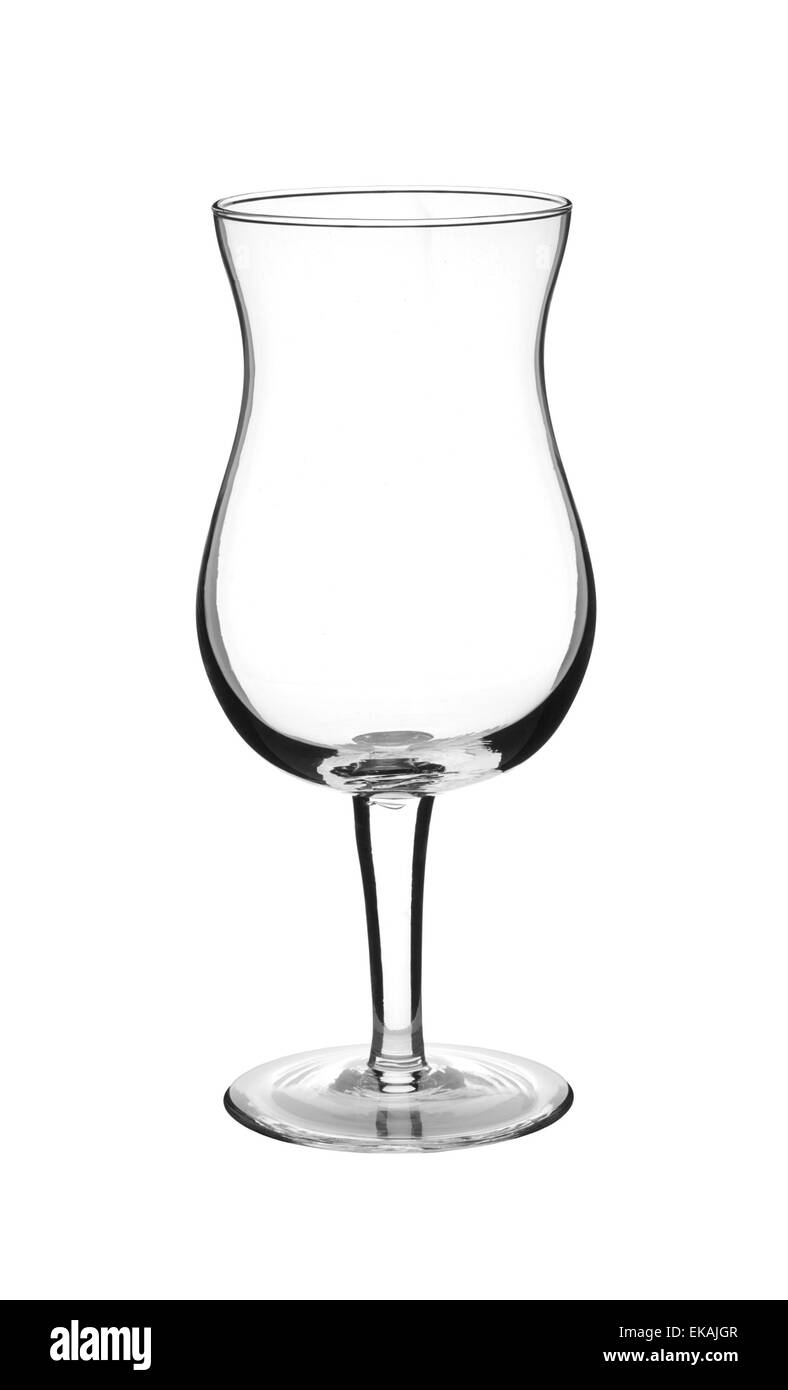 Empty cocktail glass isolated on white Stock Photo - Alamy