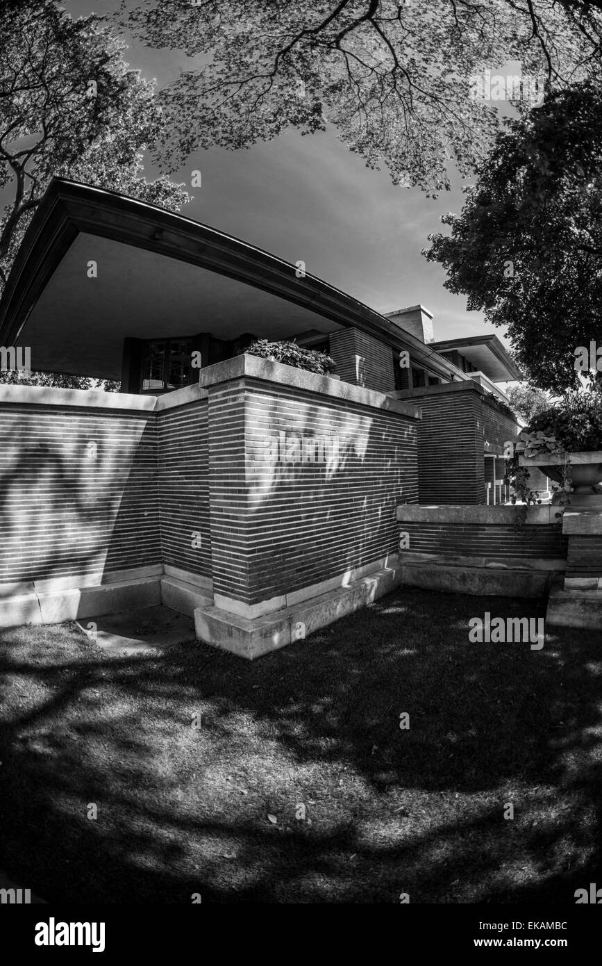 Robie house Black and White Stock Photos & Images - Alamy