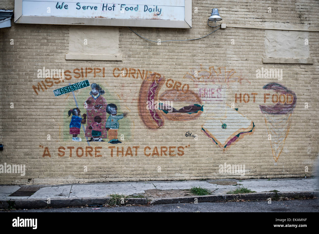 Clarcksdale Mississippi , Street art and Graffiti Stock Photo - Alamy