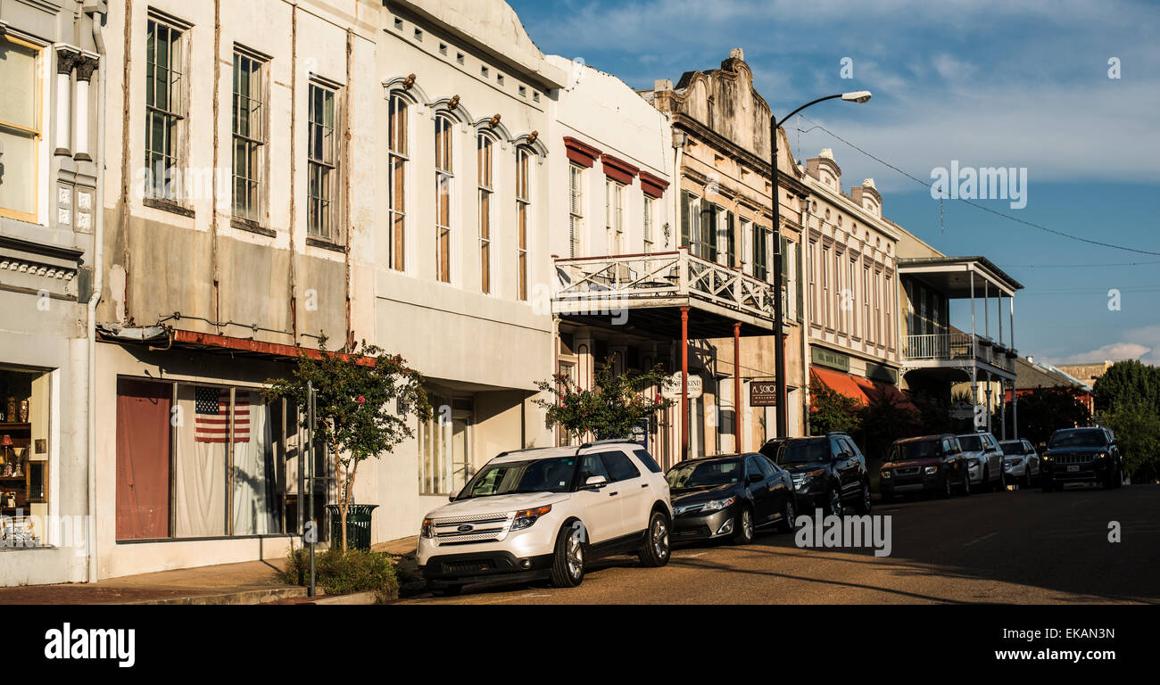 Natchez Miss. main street Stock Photo - Alamy