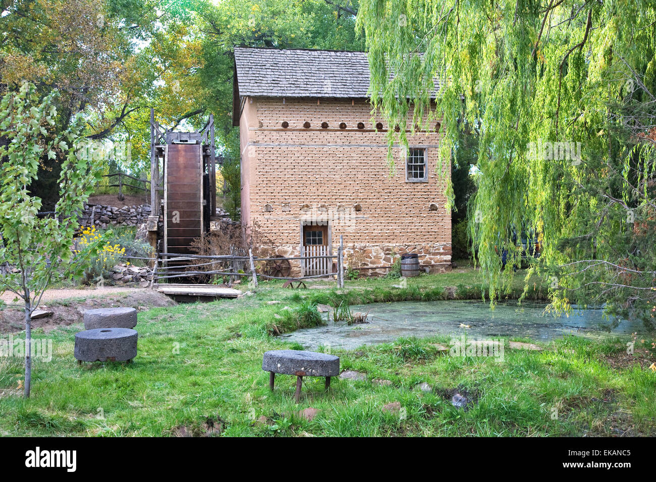 The Big Mill from Sapello is a fully functioning water powered grist ...