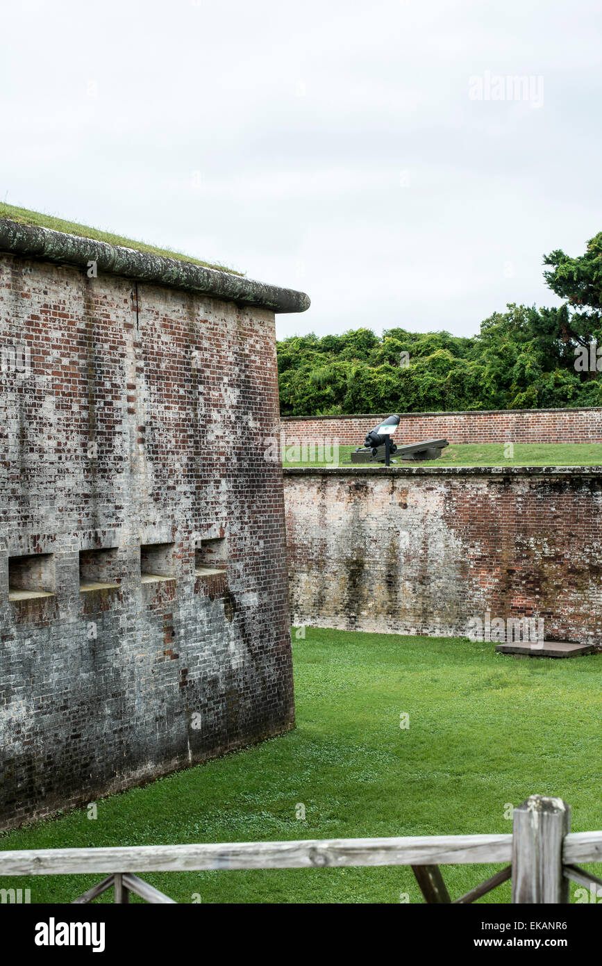 Fort Macon,designed by Brig. Gen. Simon Bernard & engineered by Robert ...