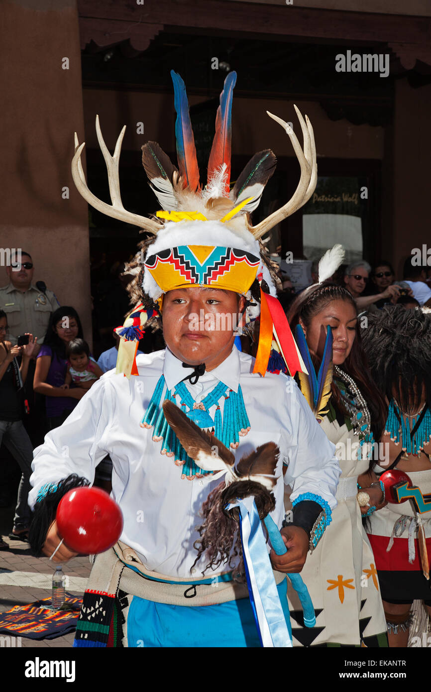 The Santa Fe Indian Market is held in August of each year on the Santa ...