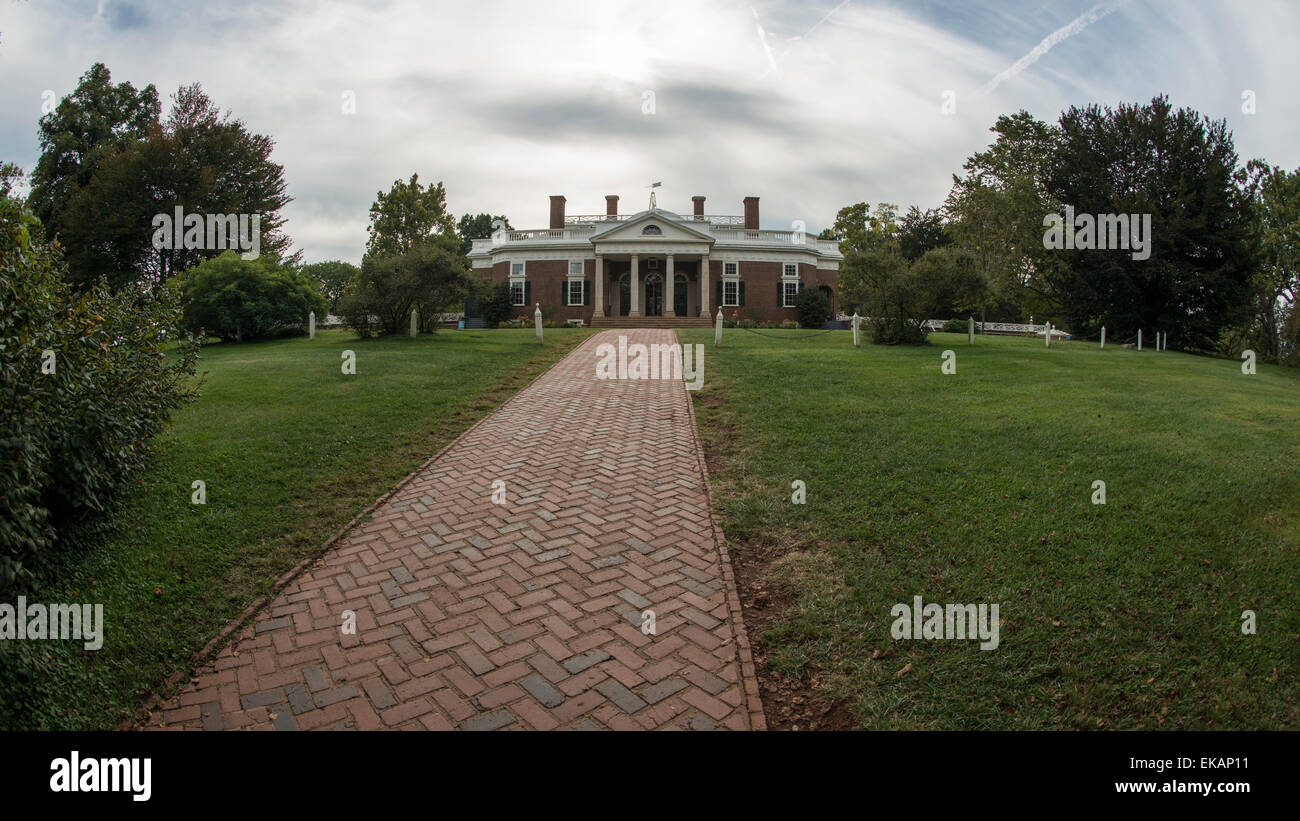 Monticello ,plantation of Thomas Jefferson,Charlottesville, Virginia ...