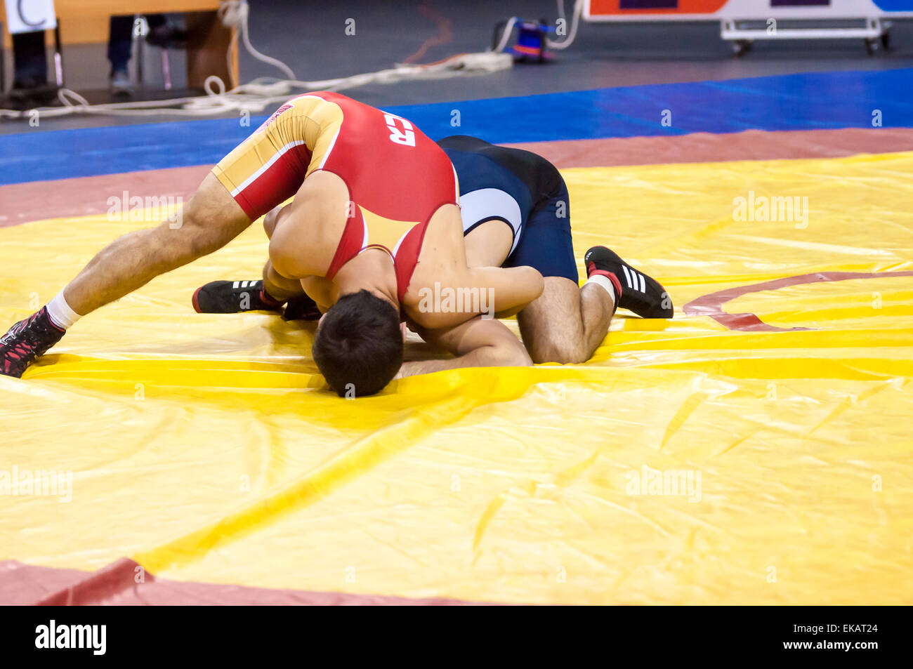 ORENBURG - 30 October: All-Russia tournament wrestling for the prizes ...