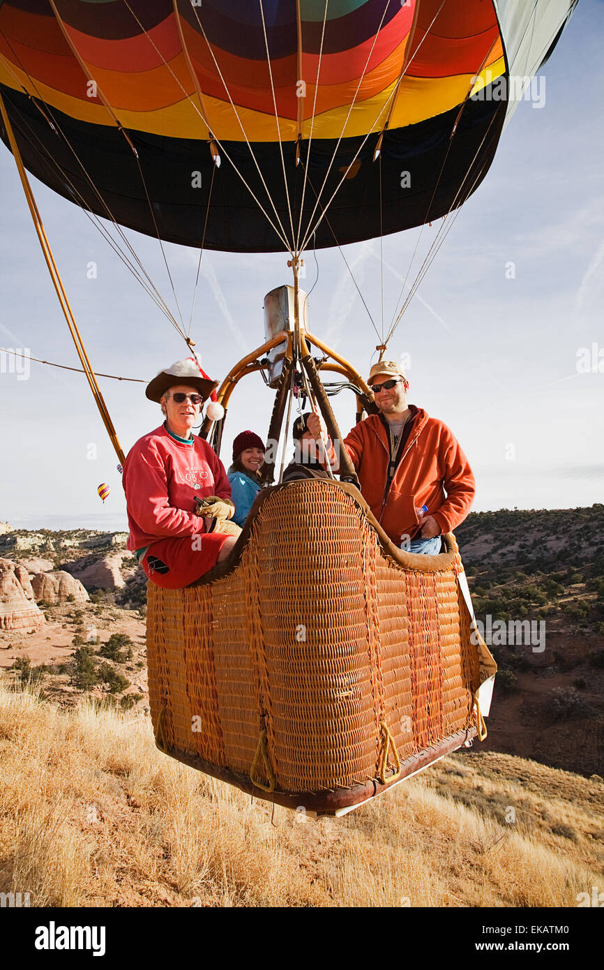 The Red Rock Balloon Rally is held each December in Gallup, New Mexico ...