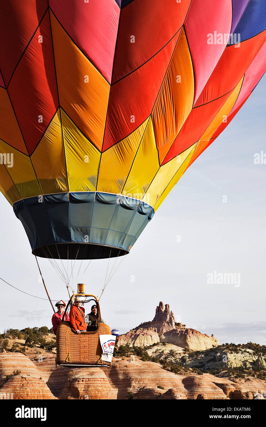 The Red Rock Balloon Rally is held each December in Gallup, New Mexico ...