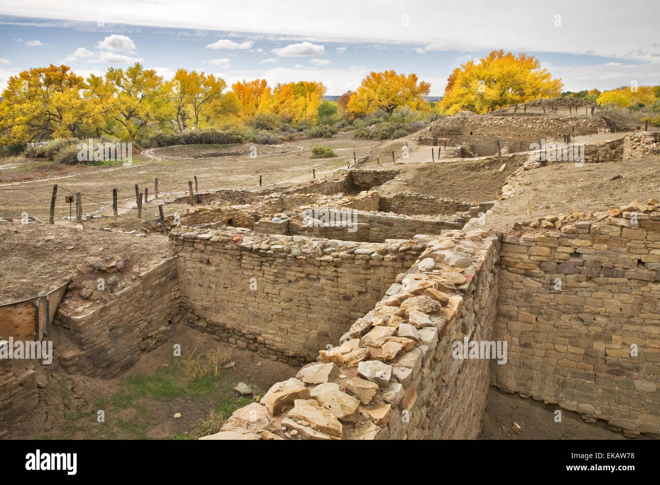 The Salmon Ruins is an archaeological site featuring the excavated ...