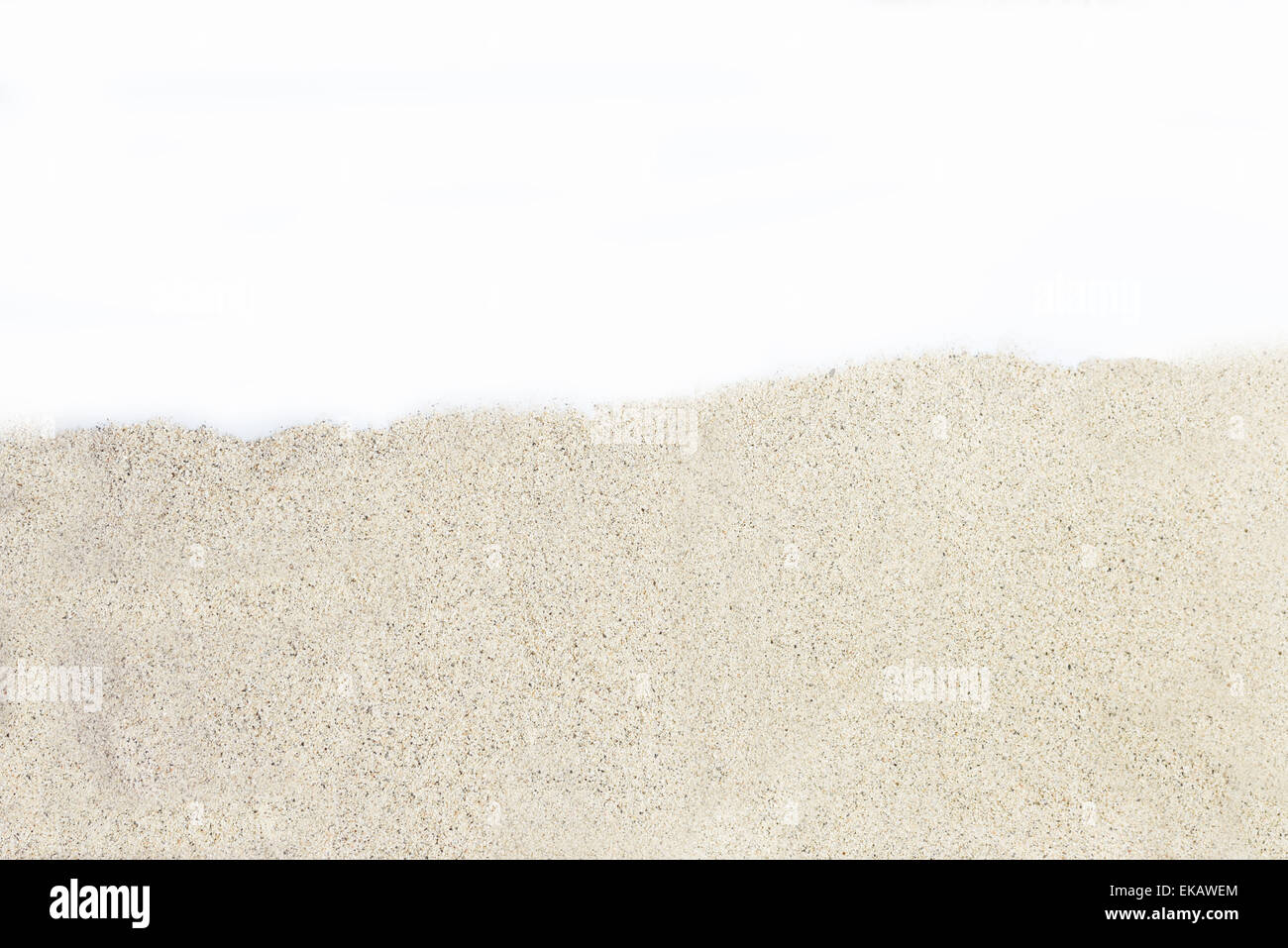 Brush the sand is white background behind Stock Photo - Alamy