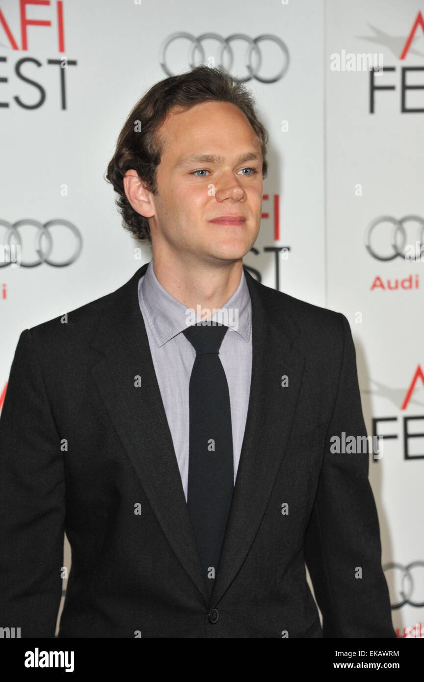 LOS ANGELES, CA - NOVEMBER 8, 2012: Joseph Cross at the AFI Fest ...