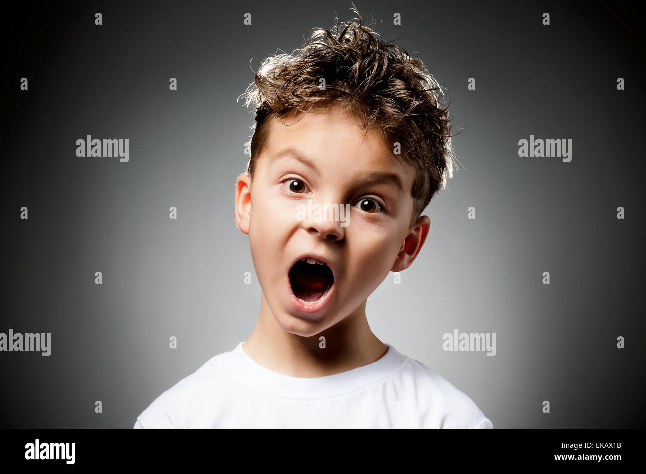 Surprise shock face boy hi-res stock photography and images - Alamy