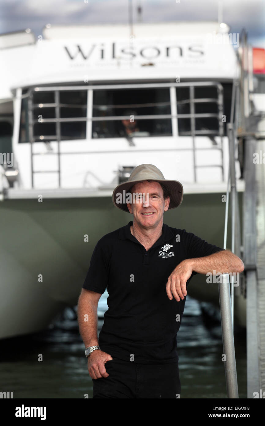 Darryl Wilson of Wilsons Abel Tasman National Park Ltd Stock Photo - Alamy