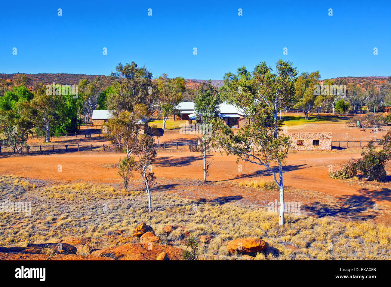 Telegraph station historical outback communications Central Australia Northern Territory pioneer ...
