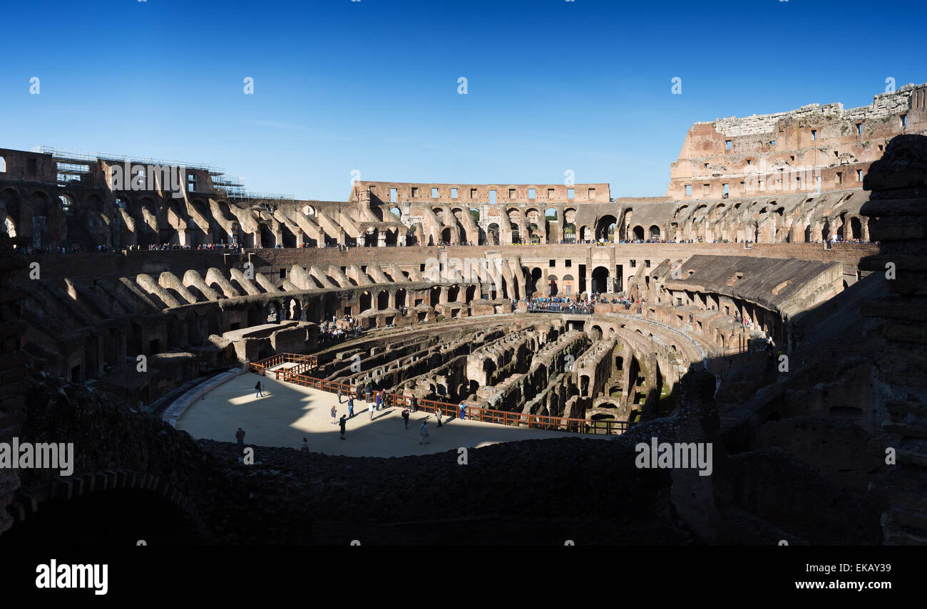 Colosseum rome interior hi-res stock photography and images - Alamy