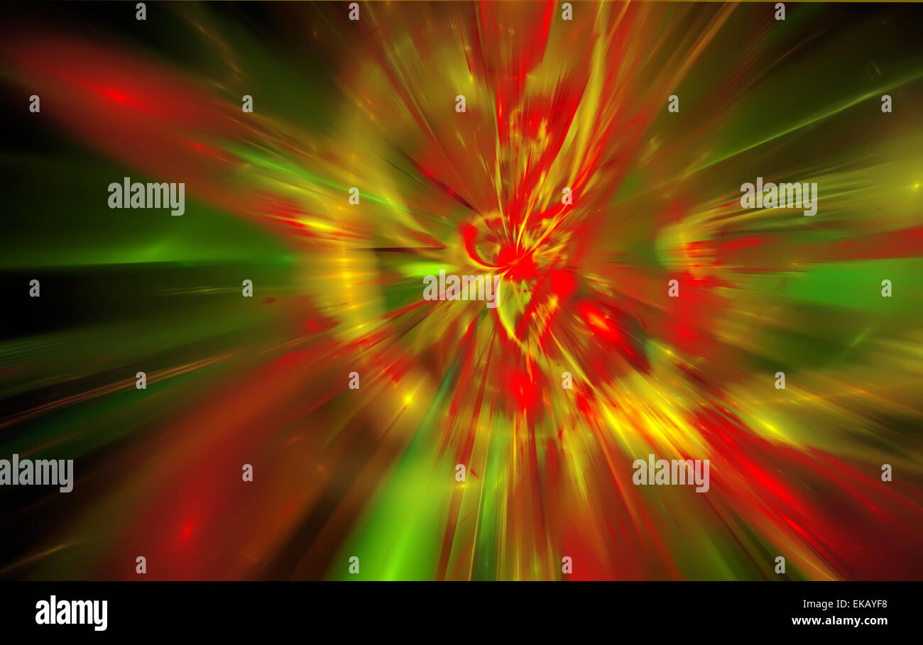 Abstract background reminiscent of magnetic fields. Fractal art ...