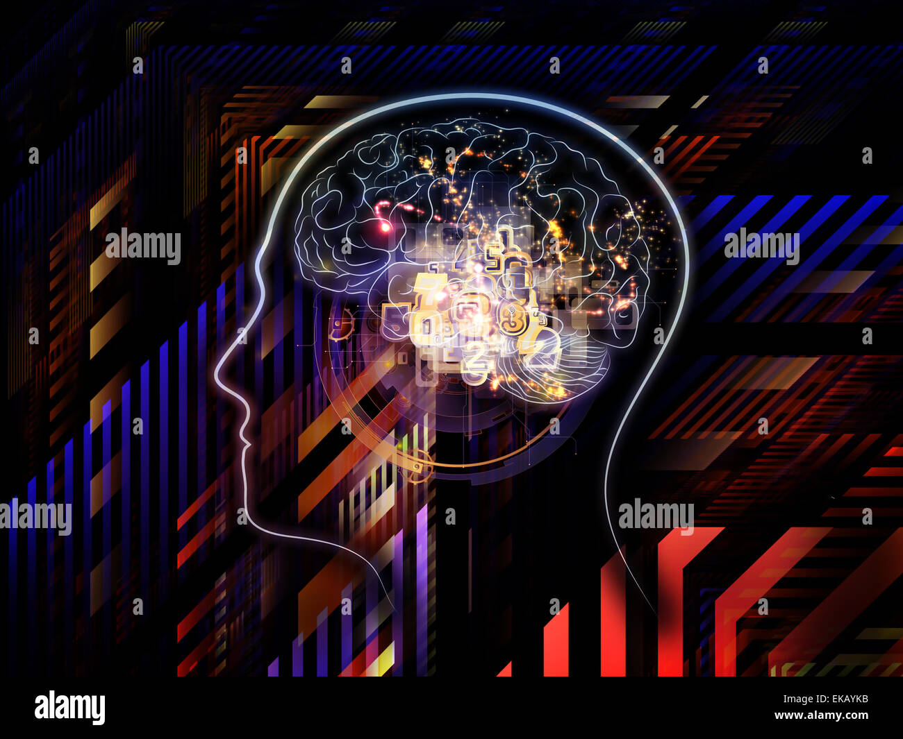 Lights of Consciousness Stock Photo - Alamy