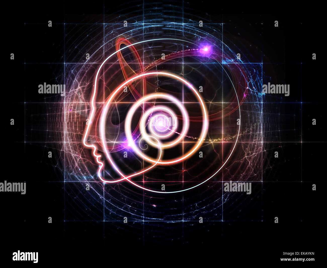 Lights of Consciousness Stock Photo - Alamy