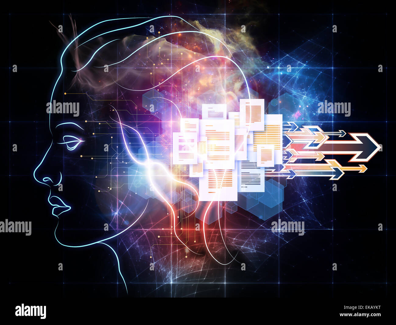 Lights of Consciousness Stock Photo - Alamy