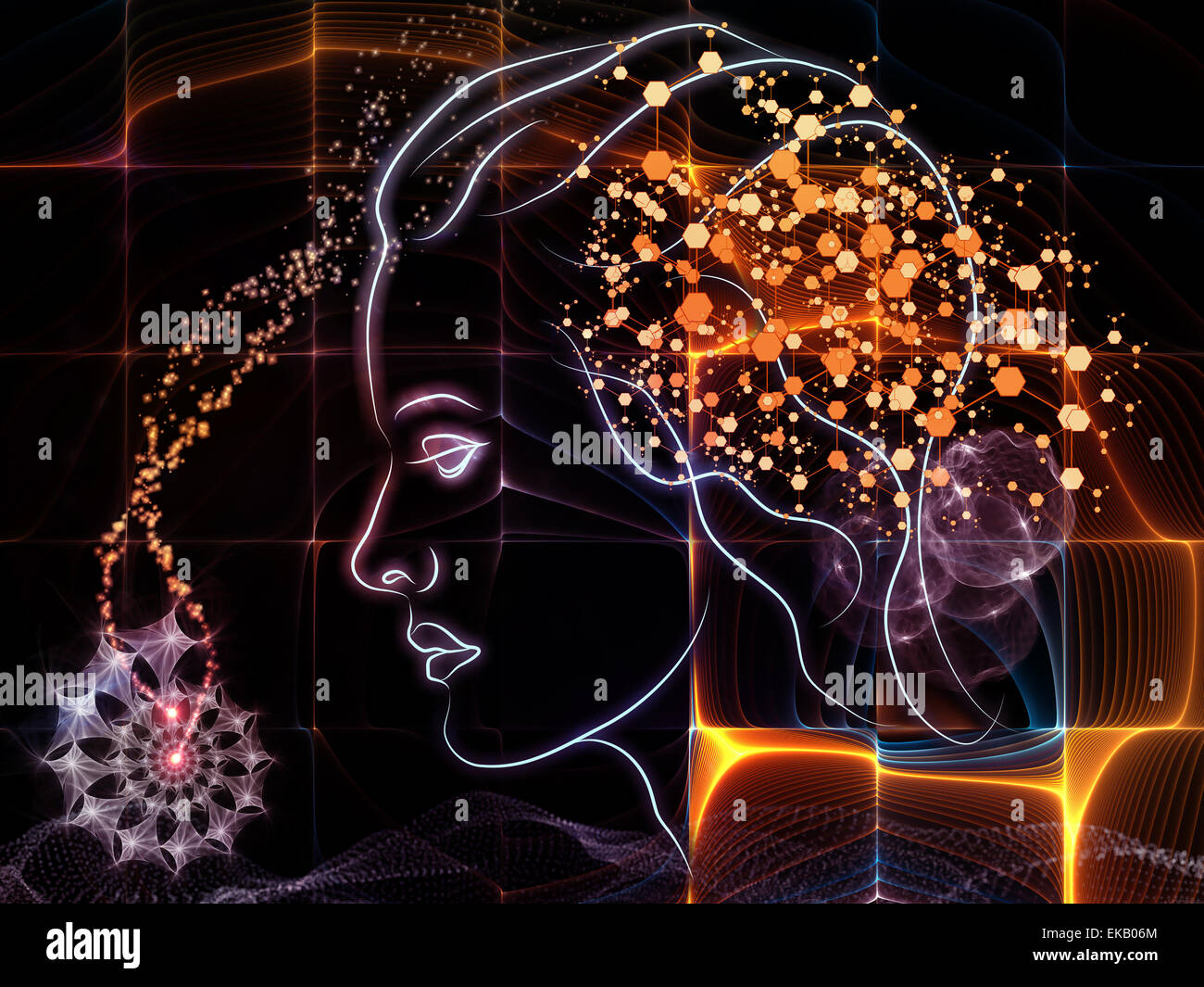 Lights of Consciousness Stock Photo - Alamy