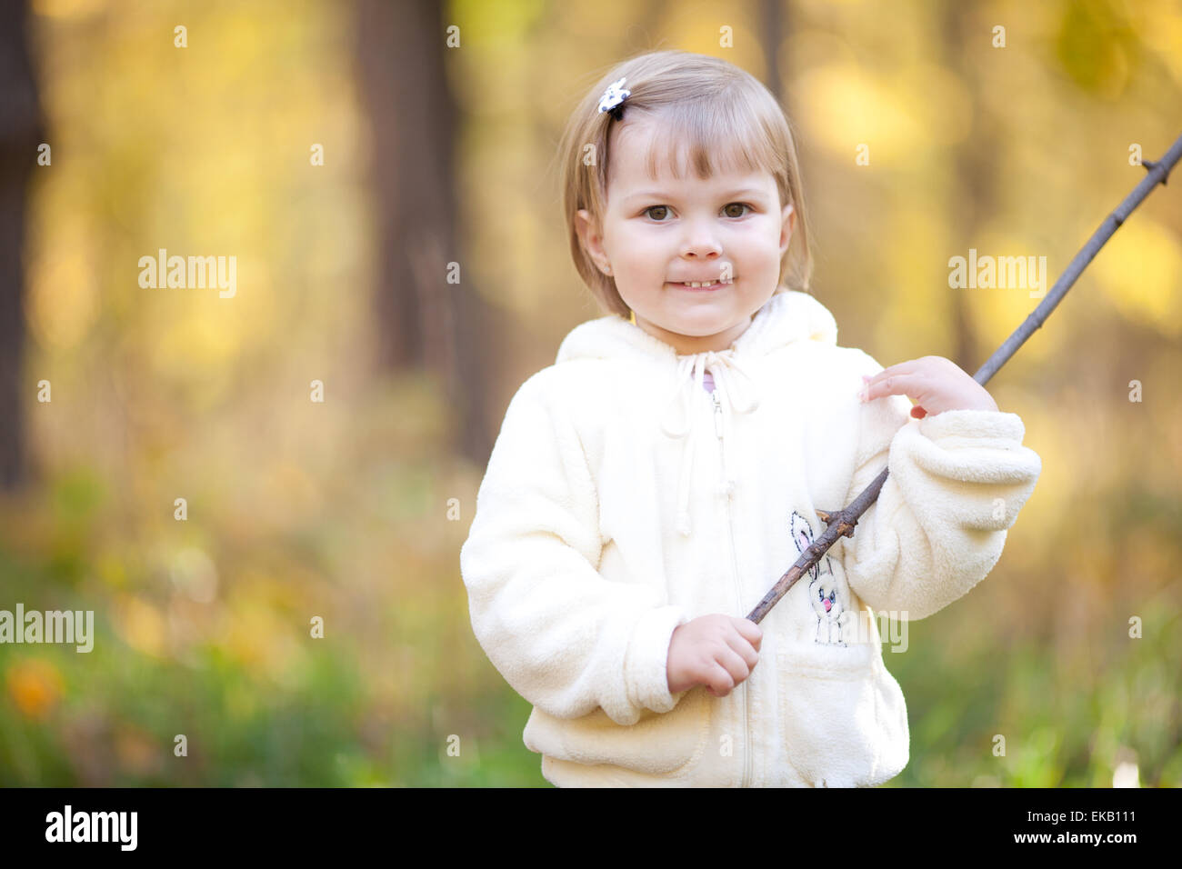 Girl with a stick hi-res stock photography and images - Alamy