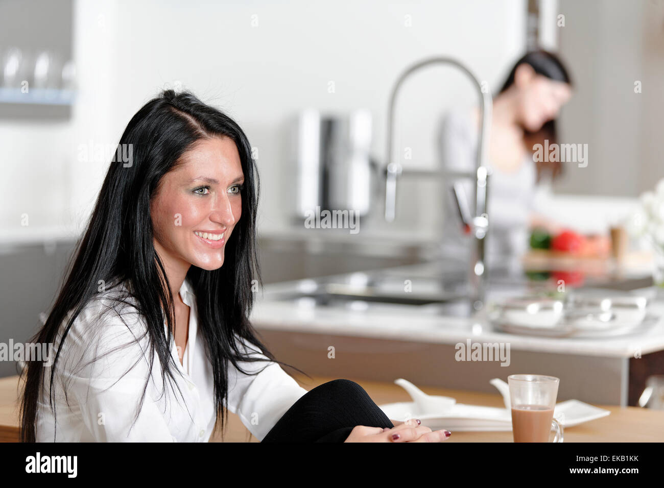 Catching up over coffee hi-res stock photography and images - Alamy