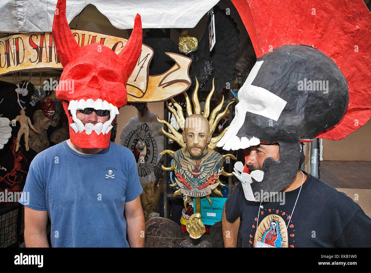 The Santa Fe Spanish Market, held in July, fills the Santa Fe Plaza ...