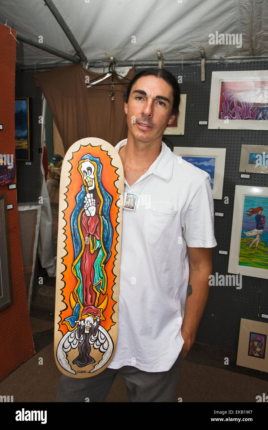 The Santa Fe Spanish Market, held in late July, fills the Santa Fe ...