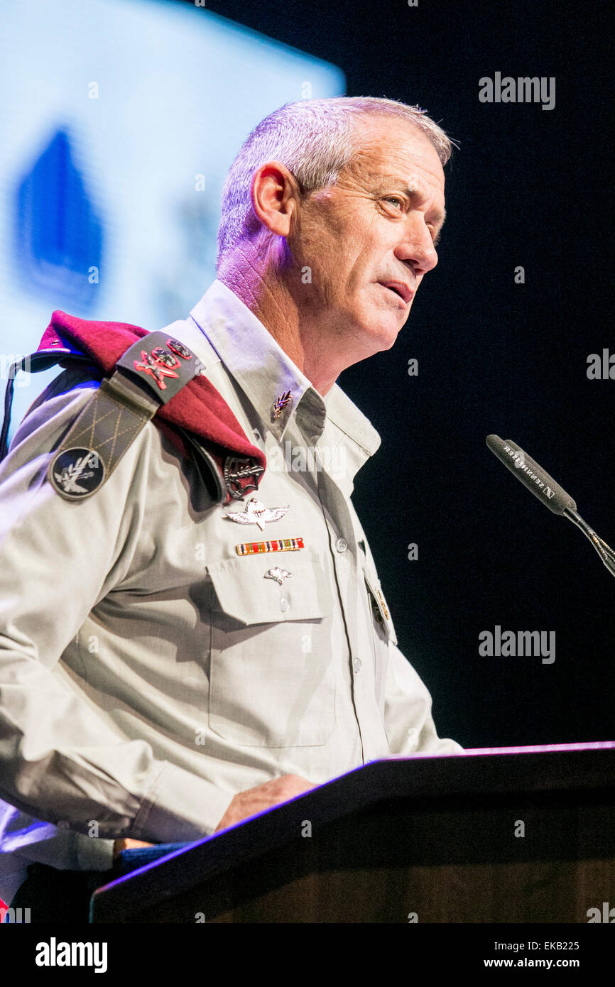 General Benjamin Benny Gantz Chief of General Staff of the Israel ...