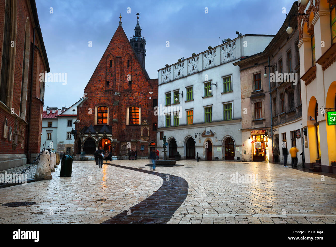 Old stone street church hi-res stock photography and images - Alamy
