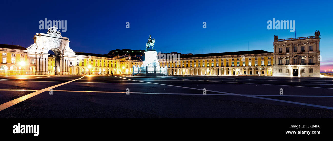 panoramic view of commerce square Stock Photo - Alamy