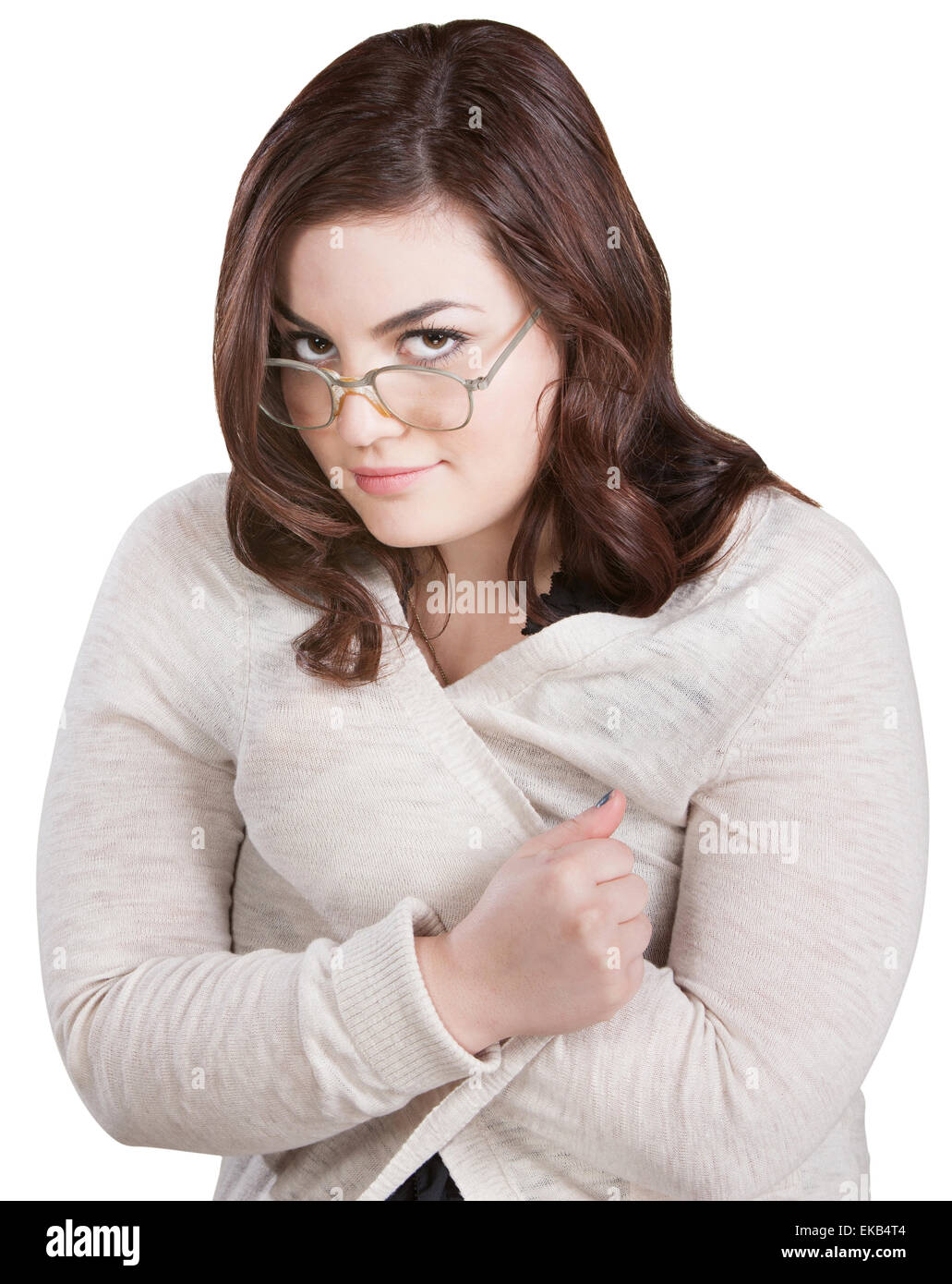 Beautiful lady covered in white hi-res stock photography and images - Alamy