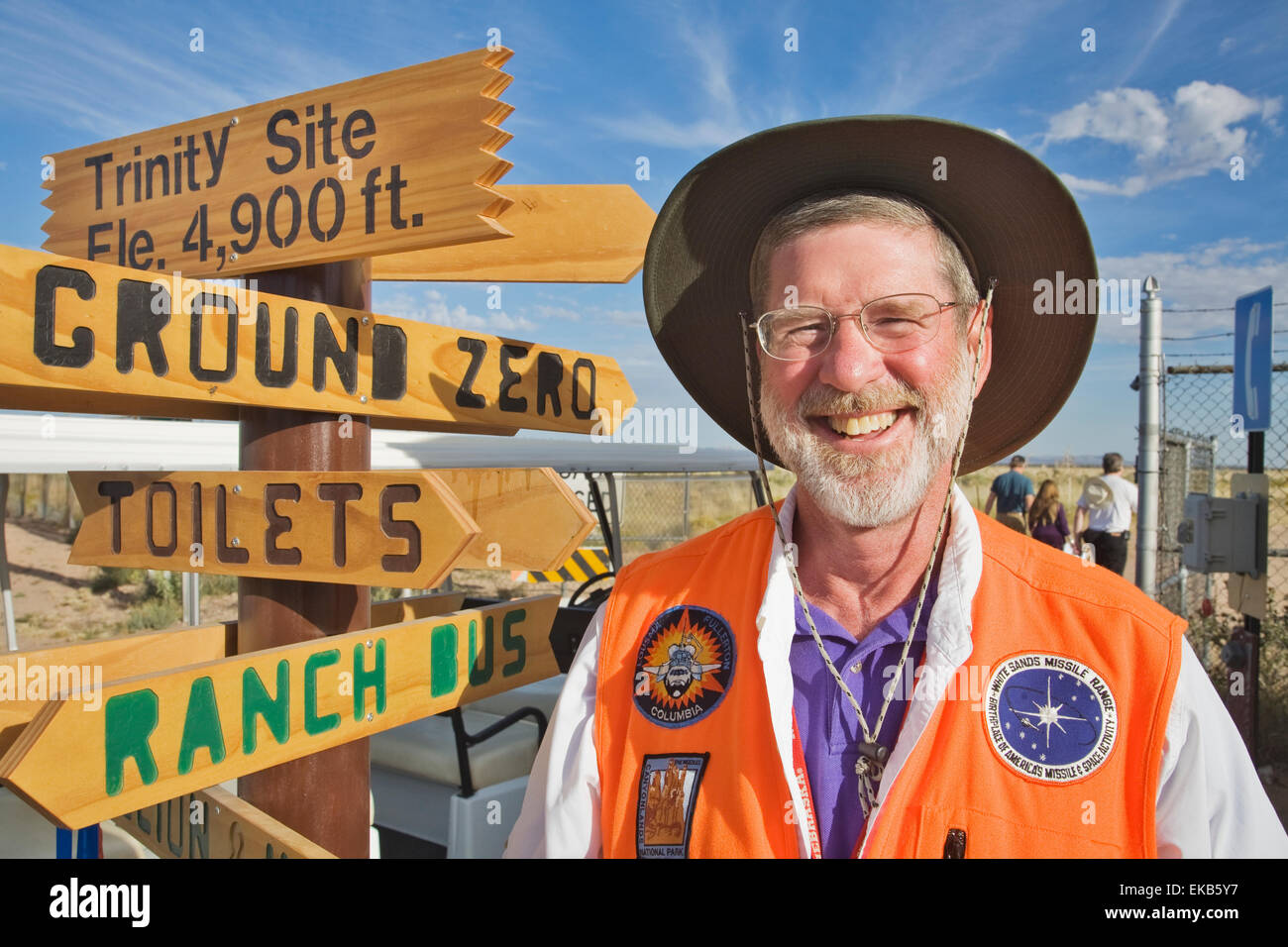The Trinity Test Site, where the first atomic bomb was exploded on July ...