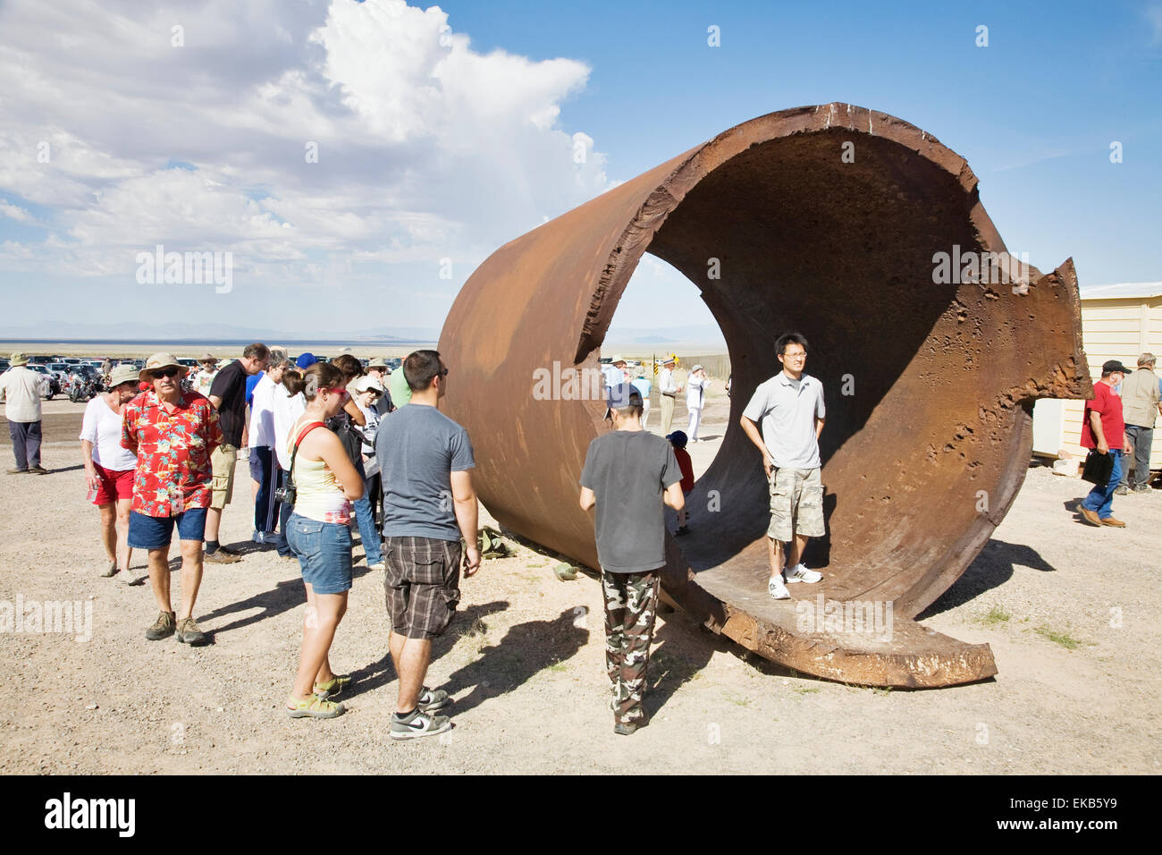 The Trinity Test Site, Where The First Atomic Bomb Was Exploded On ...